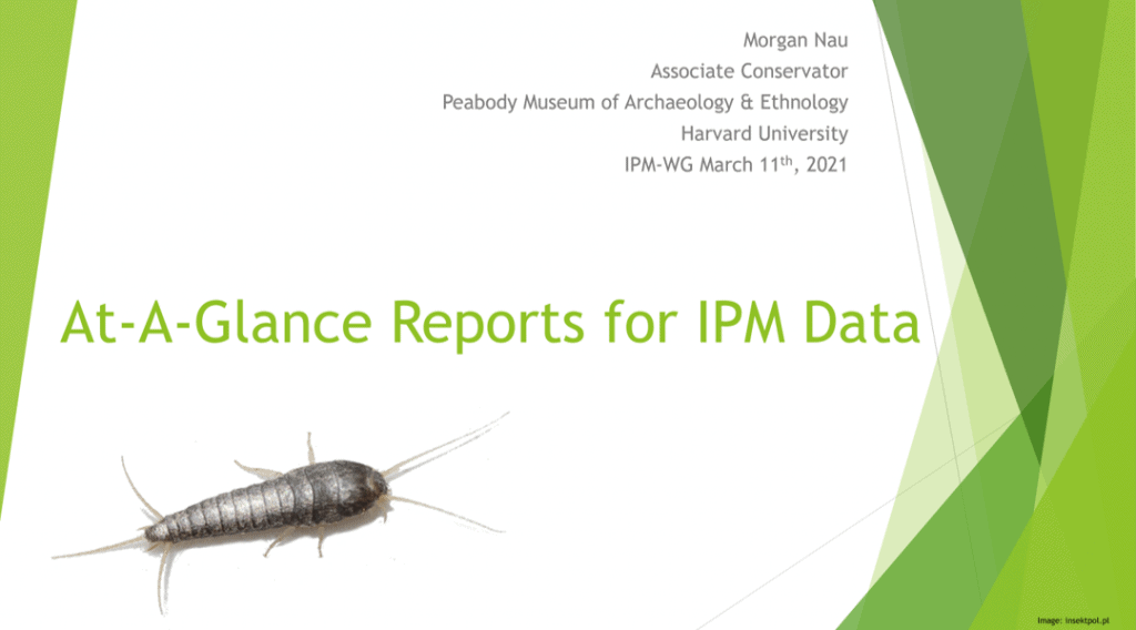 MuseumPests 1st Public Presentation Session March 11, 2021 ...