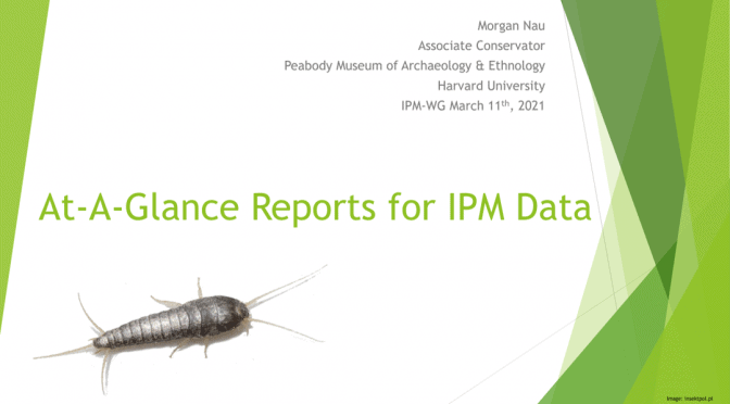 MuseumPests 1st Public Presentation Session March 11, 2021 ...